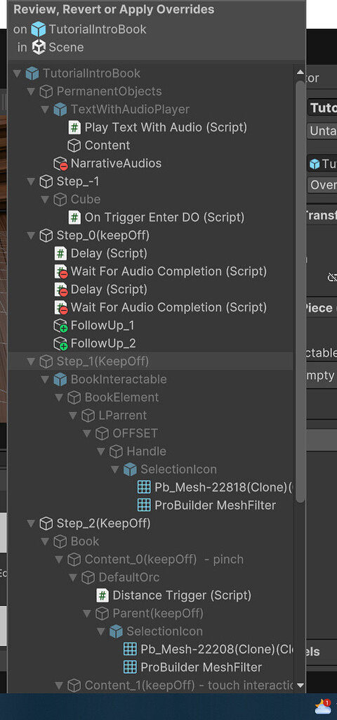 Prefab overide list goes out of screen - changes cant be applied - Unity Engine - Unity Discussions