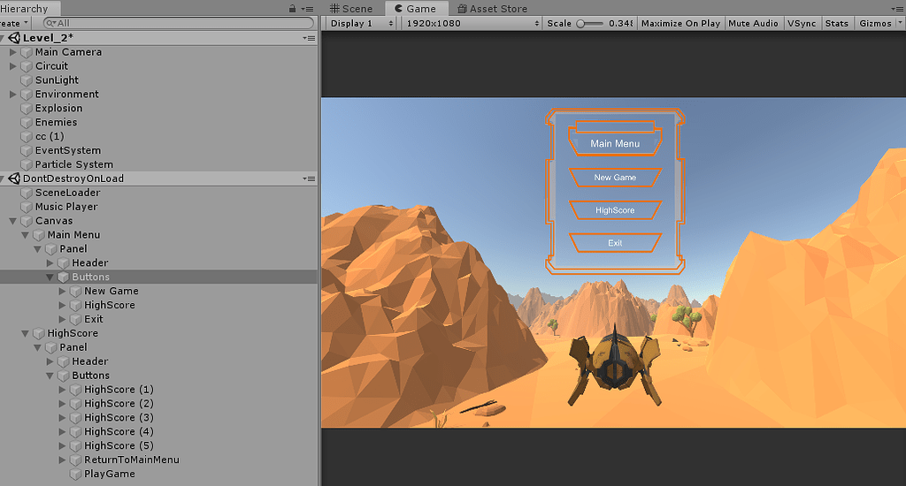 Hide/Show menu on KeyDown - Unity Engine - Unity Discussions