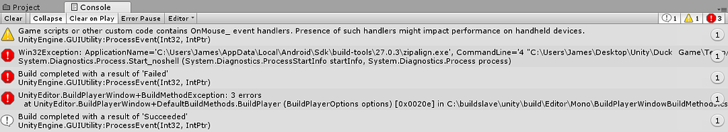 New To Unity Multiple Errors When Building For Android Unity Engine 2220