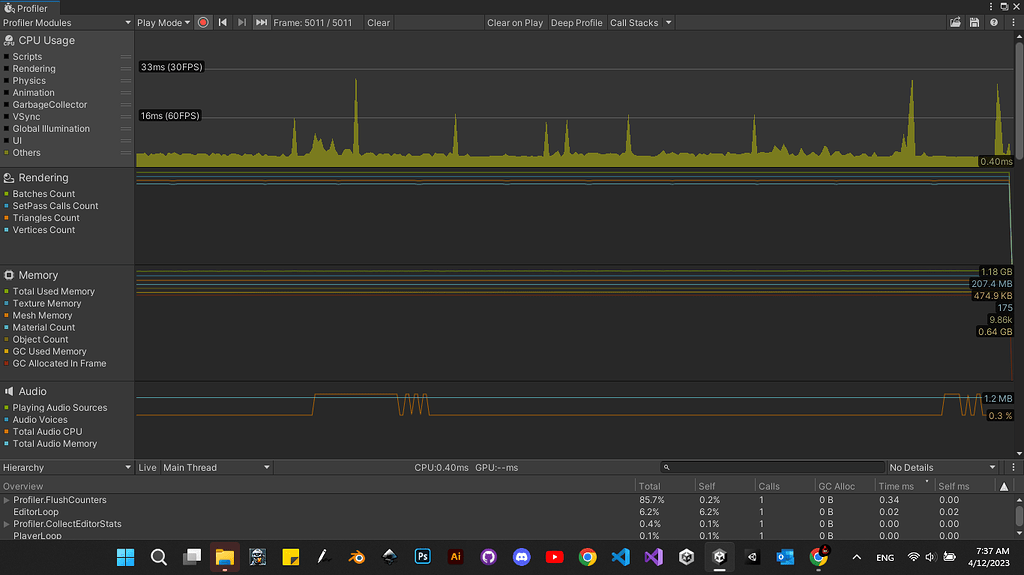 Profiler Others section having spikes - Unity Engine - Unity Discussions