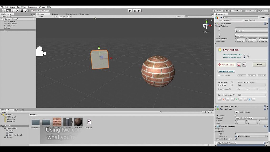 [RELEASED] Pivot Modder for Unity Editor - Community Showcases - Unity Discussions