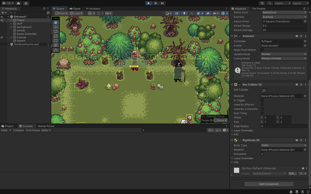 OnTriggerEnter2D issue - Unity Engine - Unity Discussions