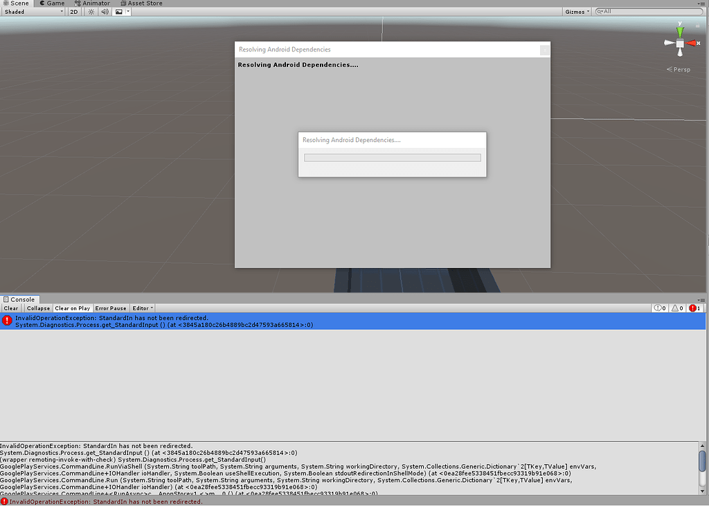 InvalidOperationException: StandardIn has not been redirected - Unity Engine - Unity Discussions