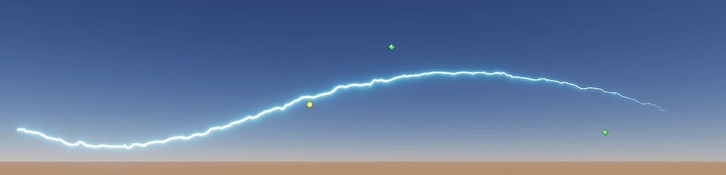 connecting multiple particle strip lightning branches with shared and unique properties - Unity ...