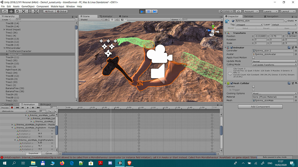 Collider doesn't follow the animate object! - Unity Engine - Unity ...