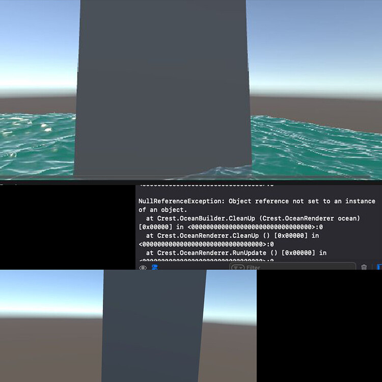 Transparency (render texture) is wrong with Crest water system - Metal renderer - Unity Engine ...