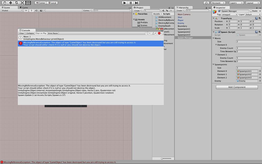 Spawn Code Problems Part 40,023 - Unity Engine - Unity Discussions