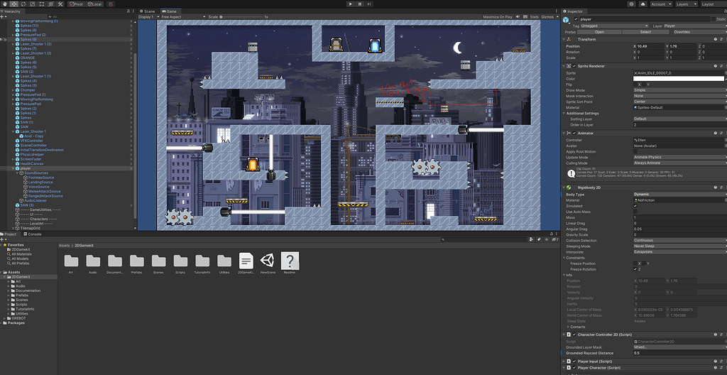 A blocking space/collider prevents the player from jumping, how do we remove it ? - Unity Engine ...