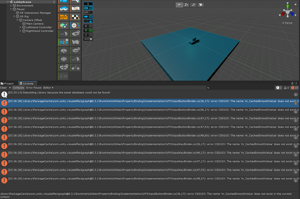 Adding VFX Graph package 8.3.1 break my project compilation - Unity Engine - Unity Discussions