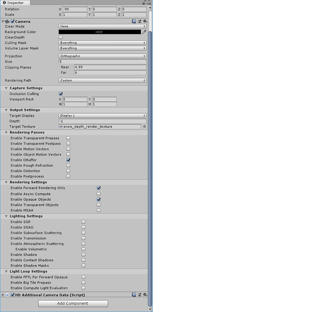 Rendering To A Depth Color Format Render Texture Unity Engine Unity Discussions