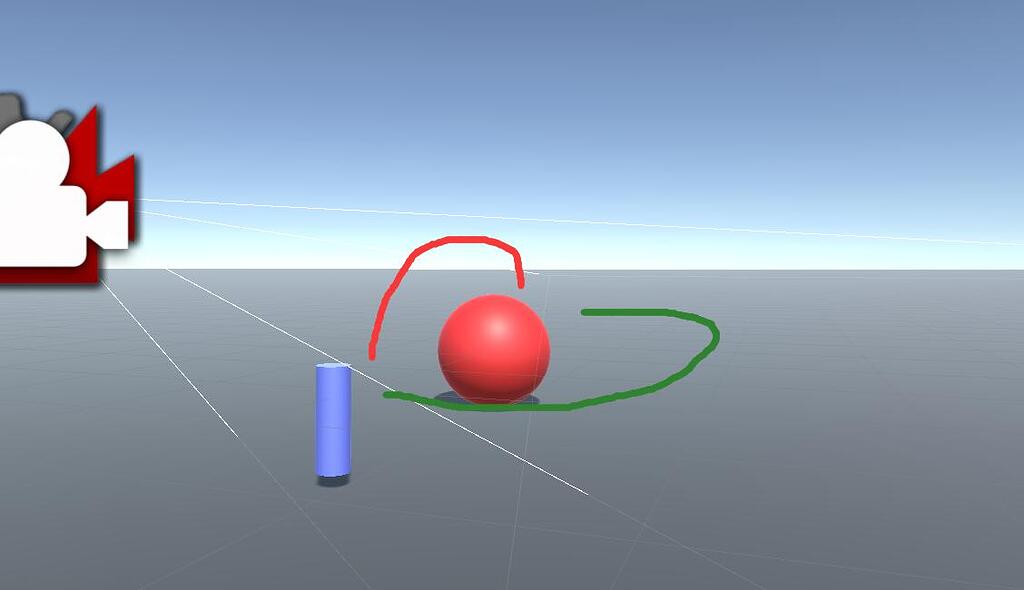 Camera rotate above target instead of rotate around target when player move cross target - Unity ...
