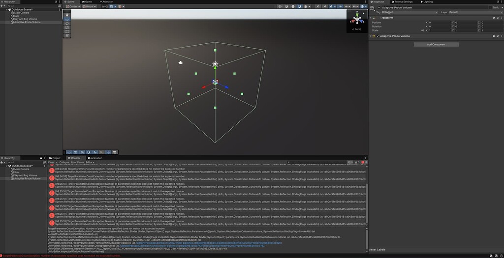 Adaptive Probe Volume Serious Editor Bug - Unity Engine - Unity Discussions