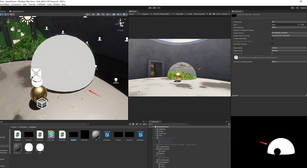 How to render objects to a RenderTexture with custom render feature ...