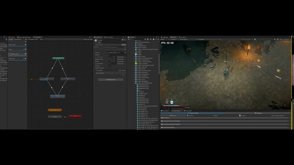 Animator bug Need Help, Interrupted transition cause animation glitch - Unity Engine - Unity ...
