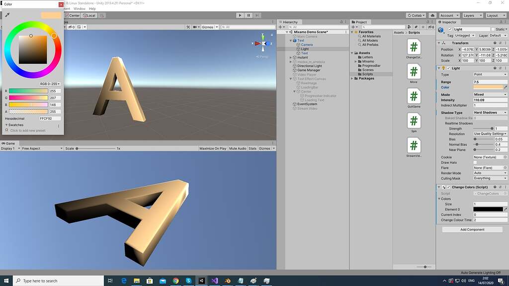 How can I change the point light colors ? - Unity Engine - Unity Discussions