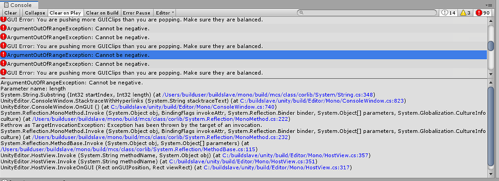 Console crash when clicking on stacktrace with logging set to ... Console crash when clicking on stacktrace with logging set to ...