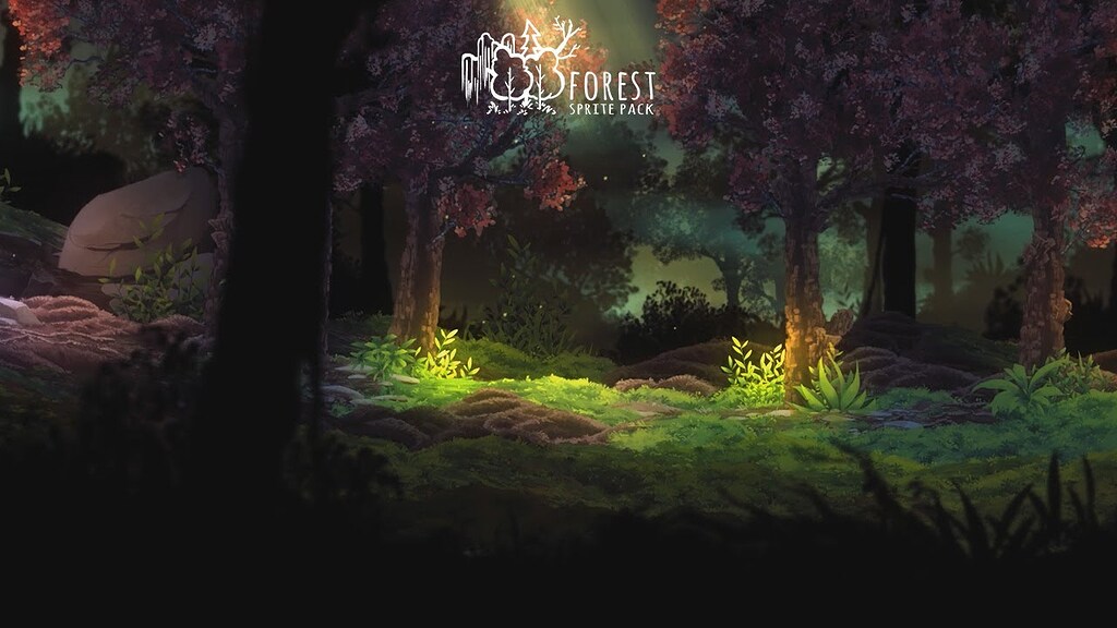 Forest Sprite Pack - A set of high definition modular forest sprites ...