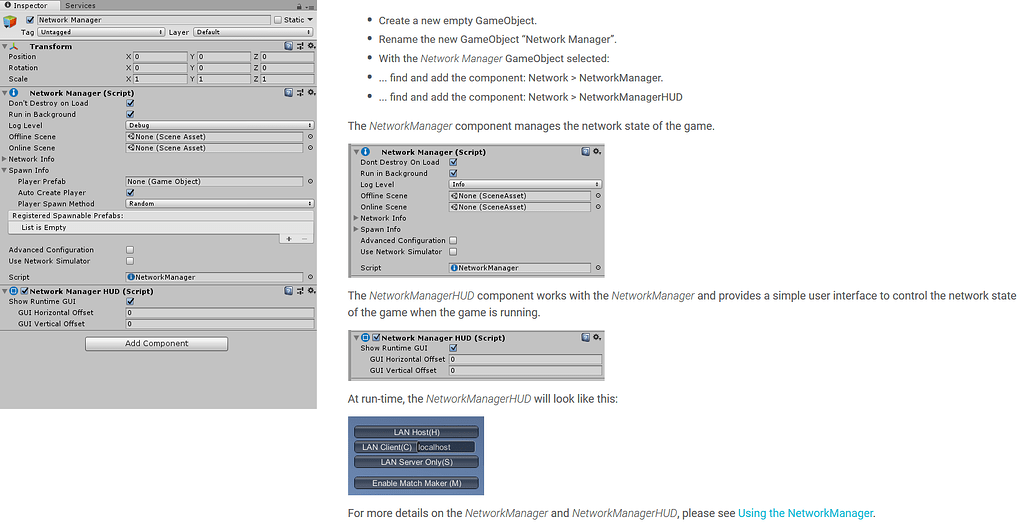 Network Manager doesnt show hud on play - Unity Engine - Unity Discussions