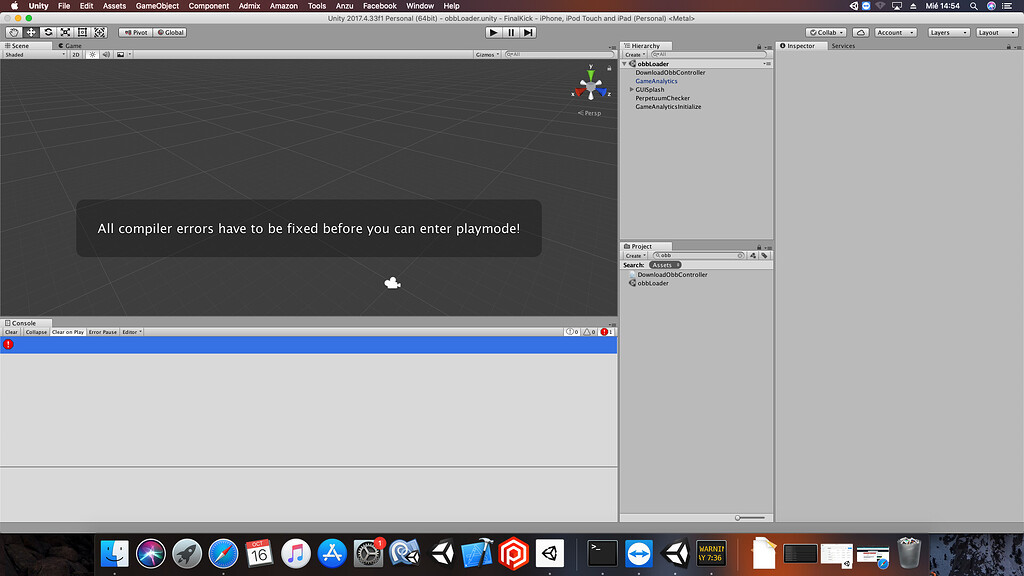 MacOS Catalina - Blank error appears with no info - Unity Engine - Unity Discussions