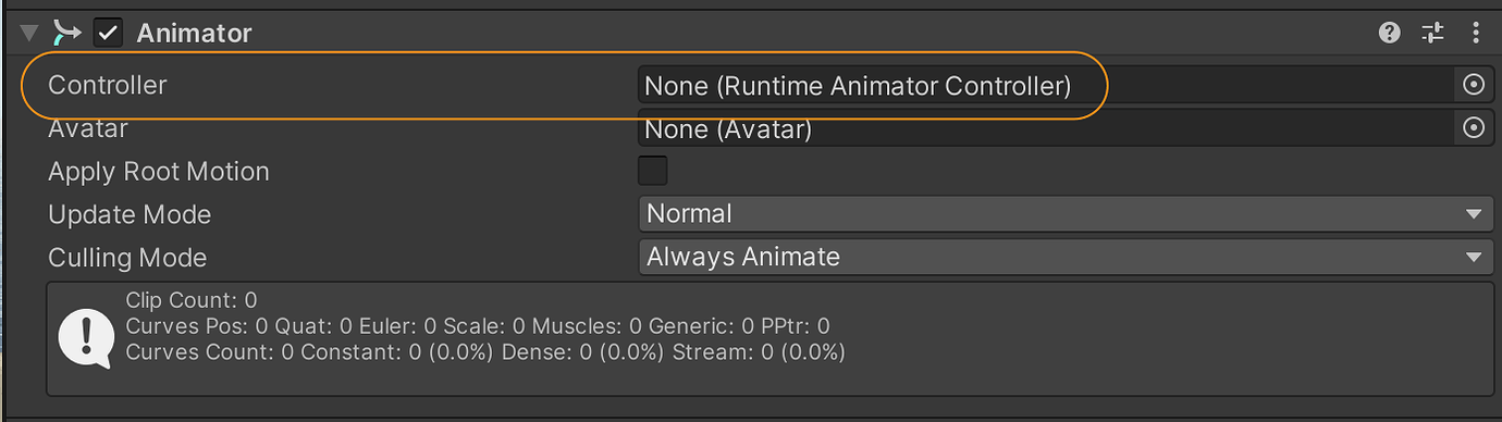 Animator is not playing an AnimatorController - Unity Engine - Unity Discussions