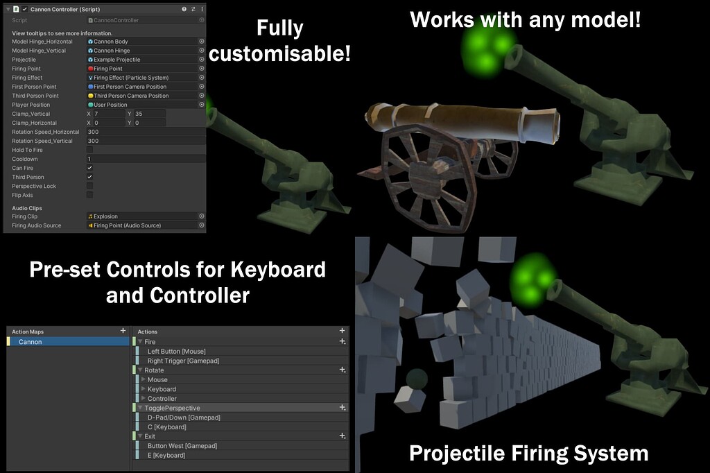 [Released] Player Controlled Turret System! - Community Showcases - Unity Discussions