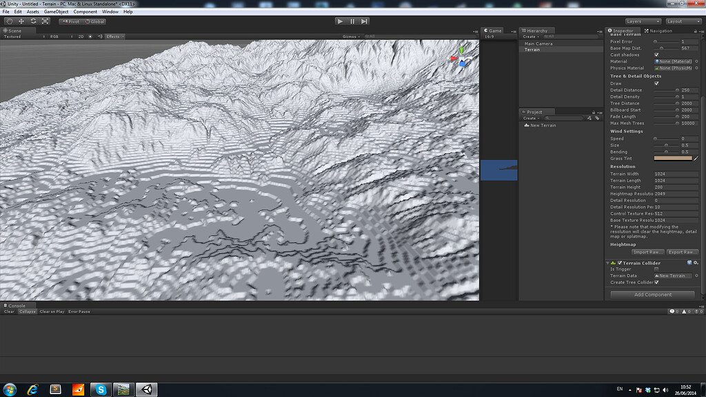 [SOLVED] Need help with some terrain errors [SOLVED] - Unity Engine - Unity Discussions