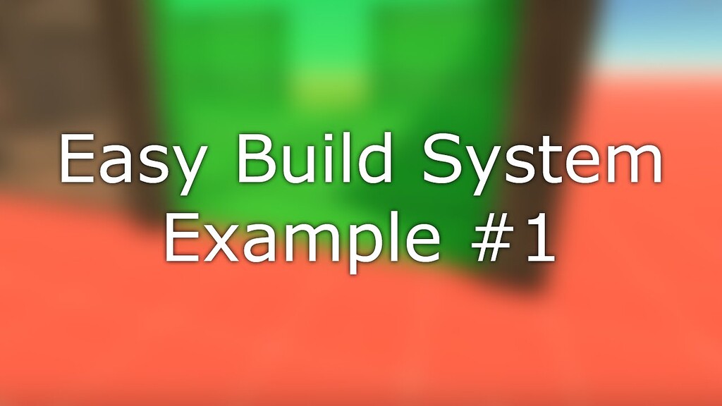 ESB (EasyBuildSystem) (Rust-Like) - Community Showcases - Unity Discussions