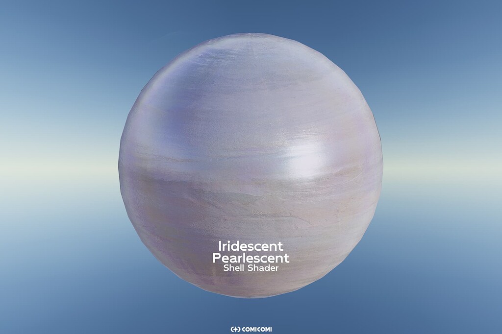 【released】iridescent Pearlescent Shell Shader Shaderandtextures Community Showcases Unity