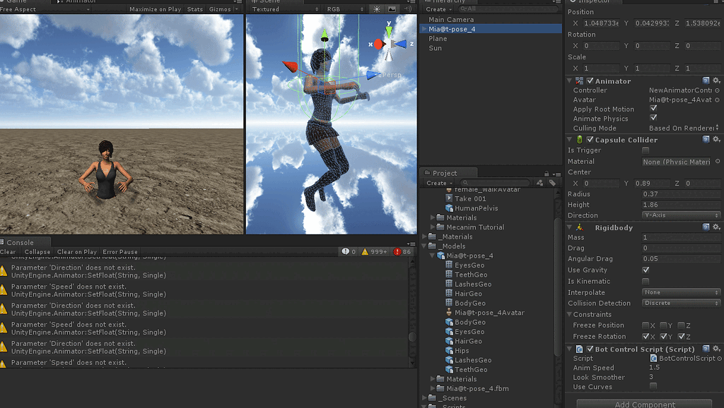 Mecanim help, rig collapses upon play - Unity Engine - Unity Discussions Mecanim help, rig collapses upon play - Unity Engine - Unity Discussions
