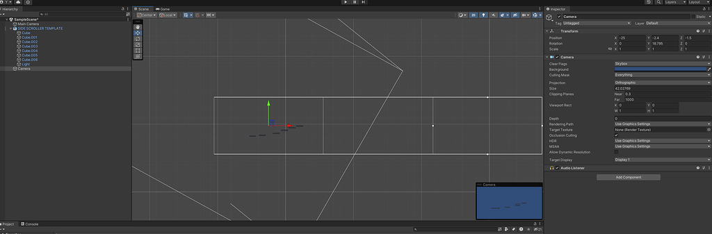 Problem with unity camera when importing blocks from bledner in 2d project - Unity Engine ...