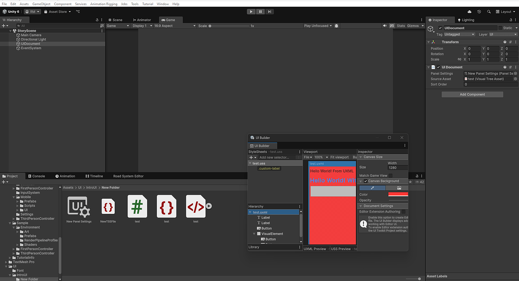 UI document is not showing up - Unity Engine - Unity Discussions