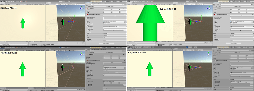 FOV not being applied during play mode - Unity Engine - Unity Discussions