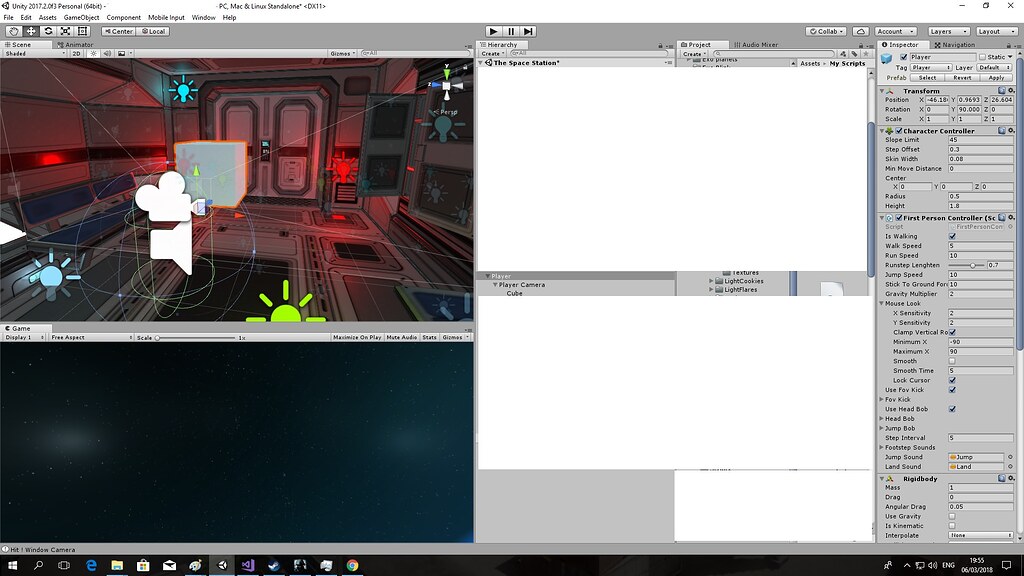 Why the child object is all the time moving through other objects while the parent is not ...