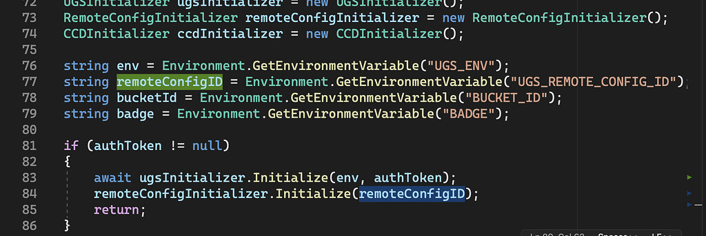 How to set UGS environment and remote config from the pipeline - Unity Services - Unity Discussions
