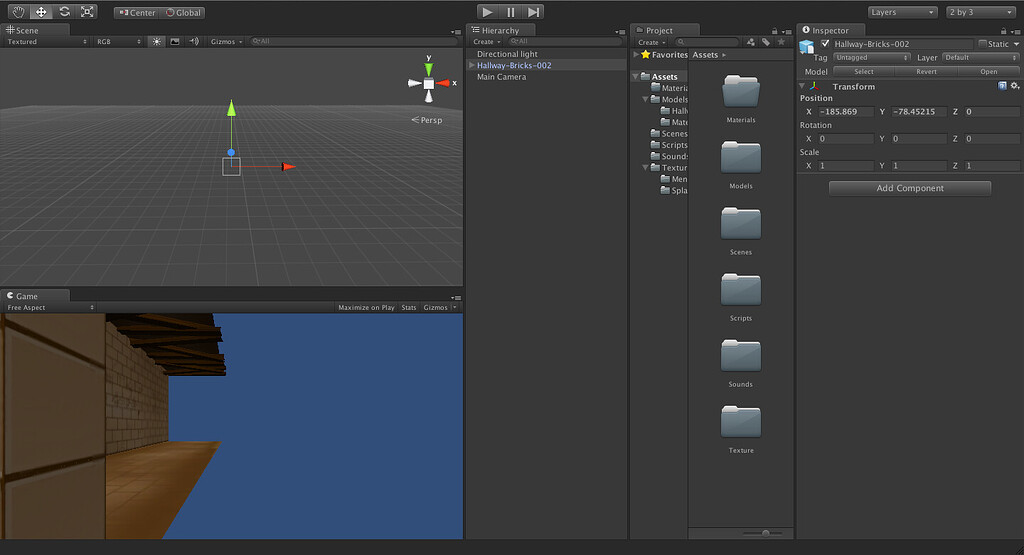 GameObject not visible in unity3d v4.0.1 - Unity Engine - Unity Discussions