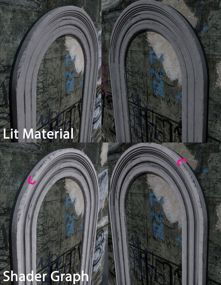 The Normal Map Is Not Displayed Correctly Via Shader Graph Unity 3d 2022 Hdrp Unity Engine