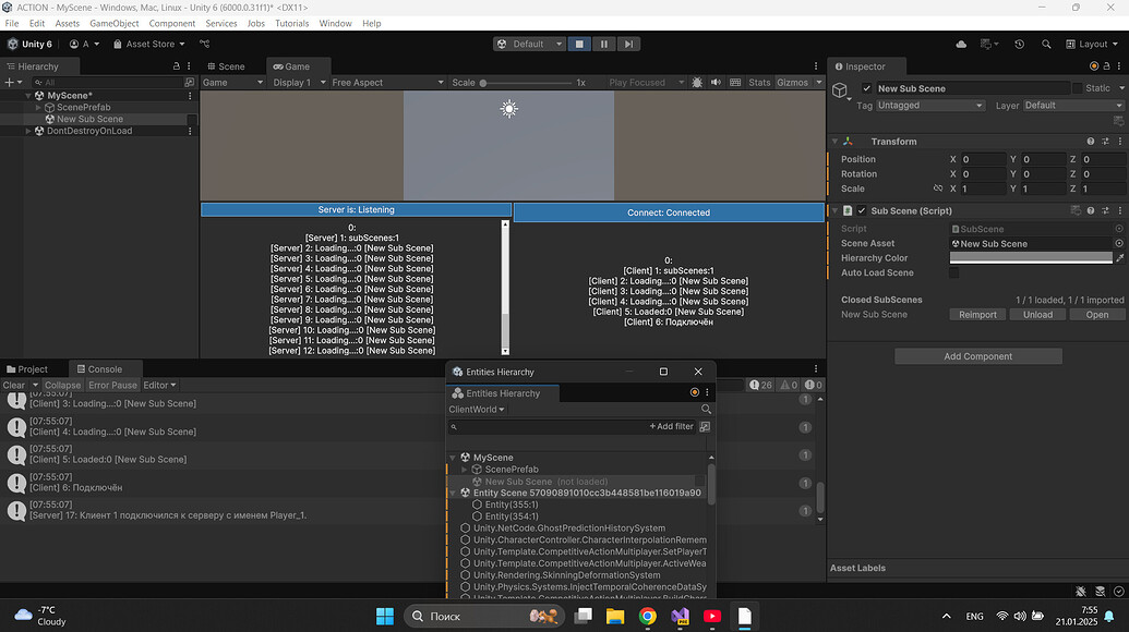 How to load SubScene correctly? - Unity Engine - Unity Discussions