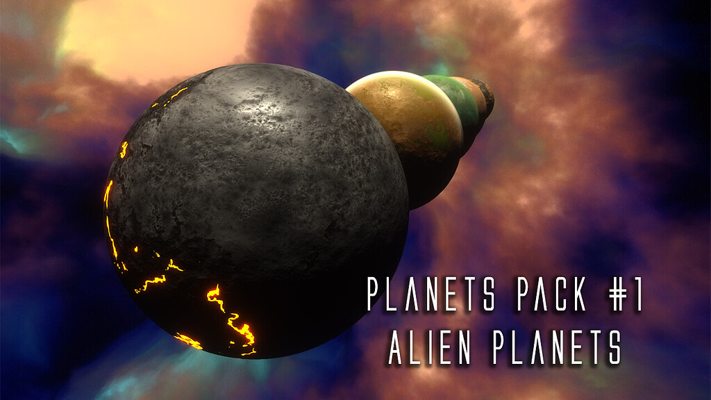 [Released] Planets packs (Aliens, terrestrial, gazeous and moons ...