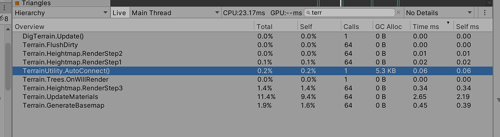 Enabling terrain causes memory allocation - Unity Engine - Unity Discussions
