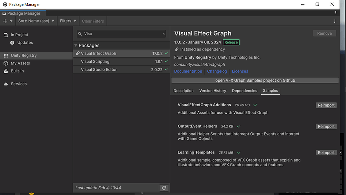 Missing VFX Graph Default Templates - Unity Engine - Unity Discussions