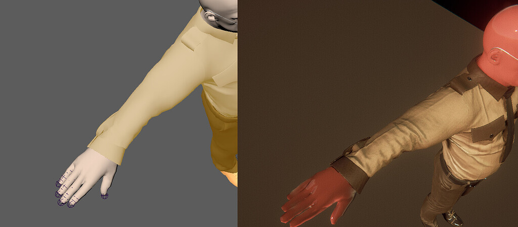 Maya to Unity, broken normals on part of skinned mesh. - Unity Engine - Unity Discussions