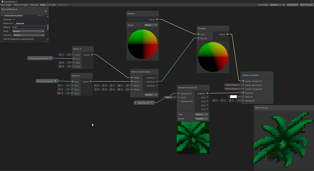 Set matrix values via properties without a extra Vector4s? - Unity Engine - Unity Discussions
