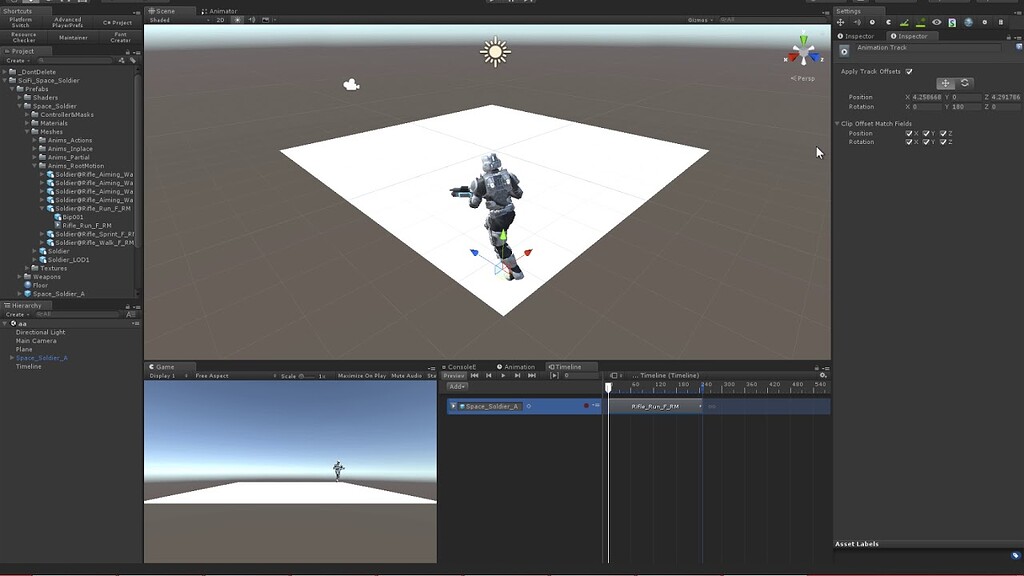 Track motion offset and Clip motion offset works in timeline preview mode but they don't in ...