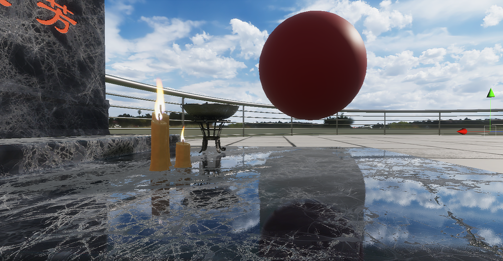 Screen Space reflection produce an additional grey looking reflection ...