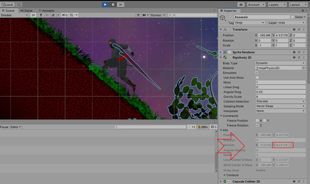 How to prevent Character Rb's y-force from increasing on the sloped ground? - Unity Engine ...