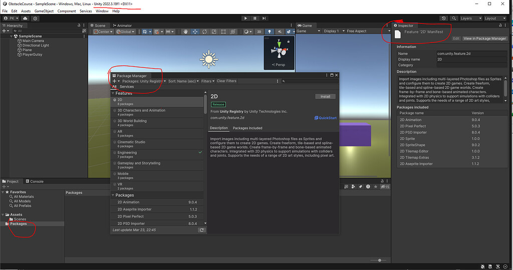 Unable to see packages in the "Project" view - Unity Engine - Unity Discussions