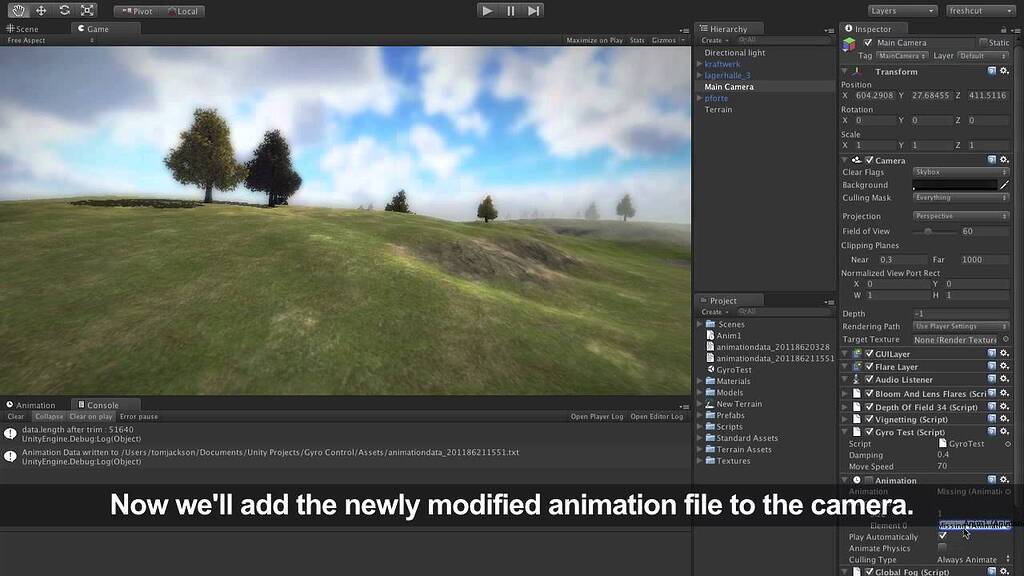 iPhone 4 Gyroscope recording camera in Unity - Community Showcases - Unity Discussions