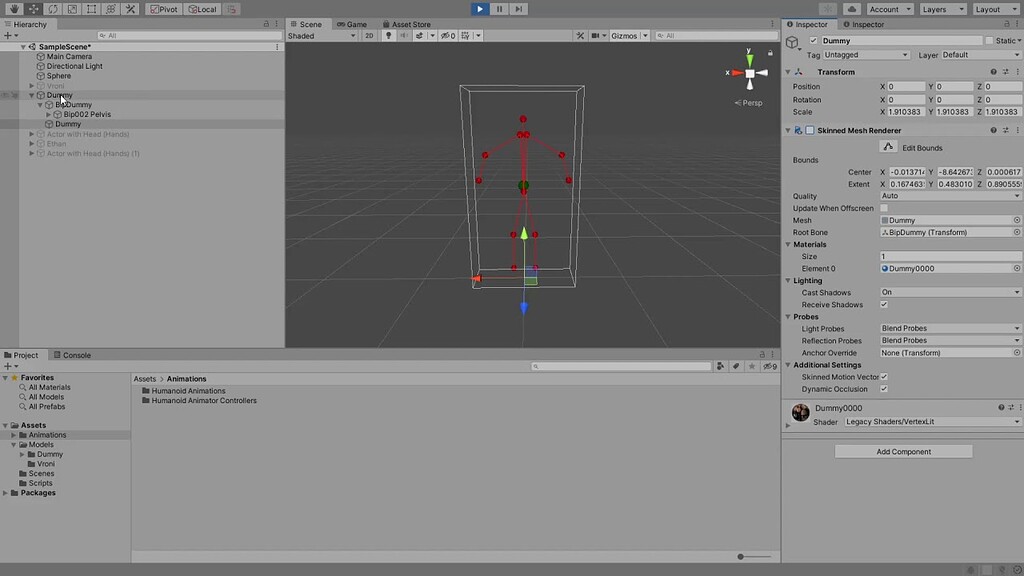 HumanPose bodyPosition (center of mass) is drifting away when moving avatar away from origin ...