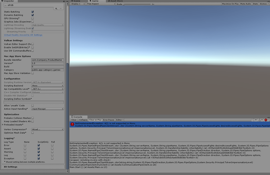 has named pipes been removed from Unity? - Unity Engine - Unity Discussions