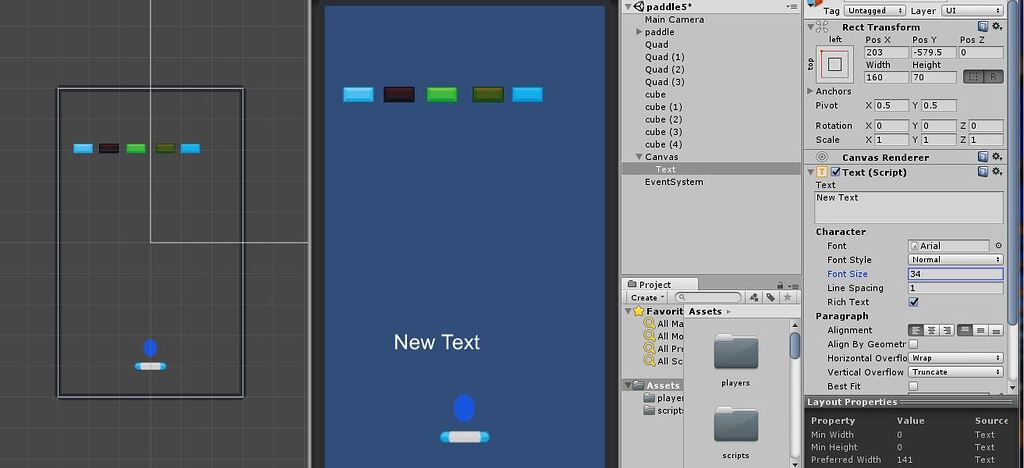 Cannot see UI text in the Scene View = can only see it in the game view - Unity Engine - Unity ...